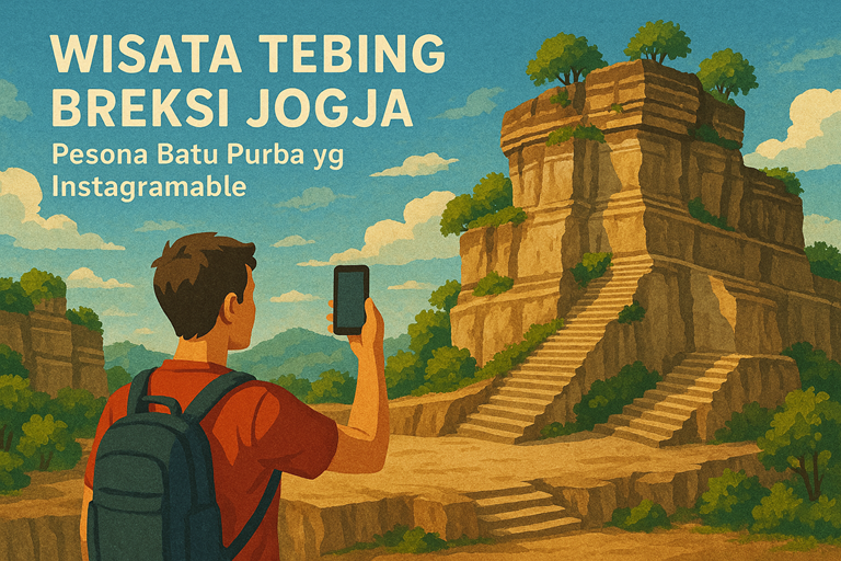 Wisata Tebing Breksi Jogja – Pesona Batu Purba yg Instagramable