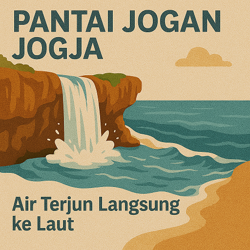 Pantai Jogan Jogja – Air Terjun Langsung ke Laut - Tour de Jogja