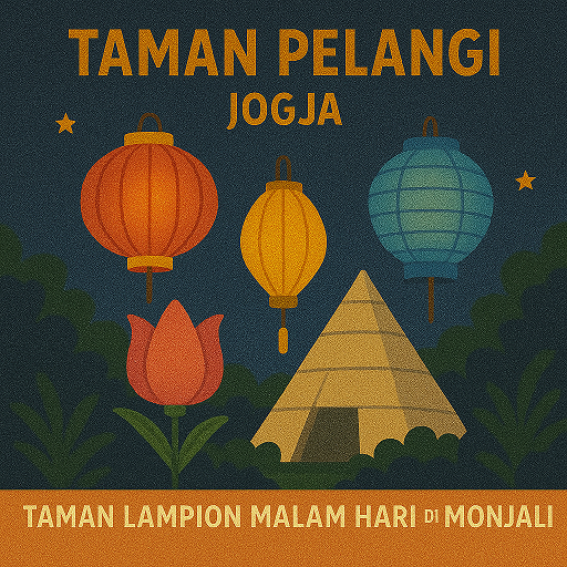 Taman Pelangi Jogja – Taman Lampion Malam Hari di Monjali - Tour de Jogja